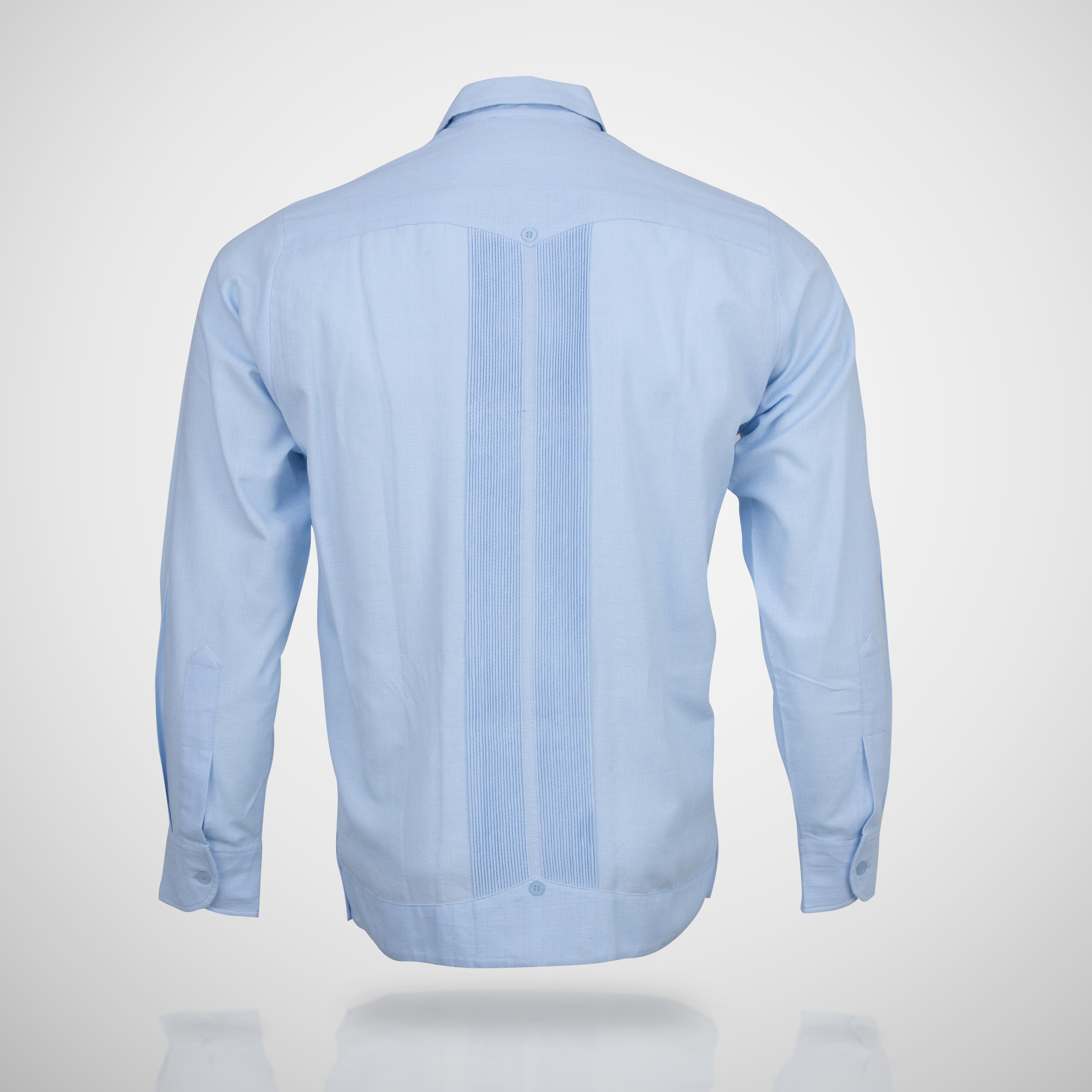 Artemaro. Rejilla azul bajito manga larga